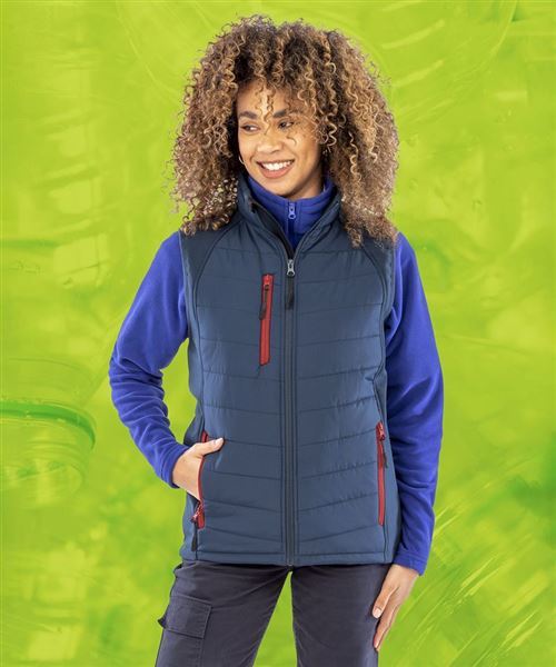 compass padded softshell gilet | R238X | My Workwear Webshop